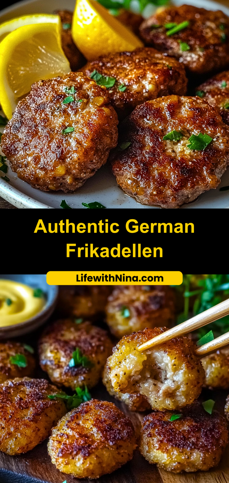 Authentic German Frikadellen