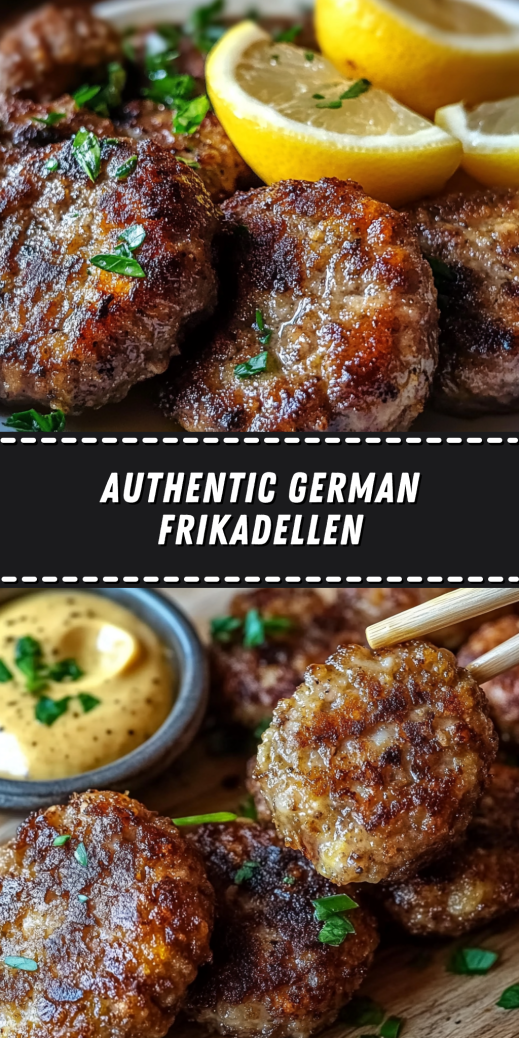 Authentic German Frikadellen