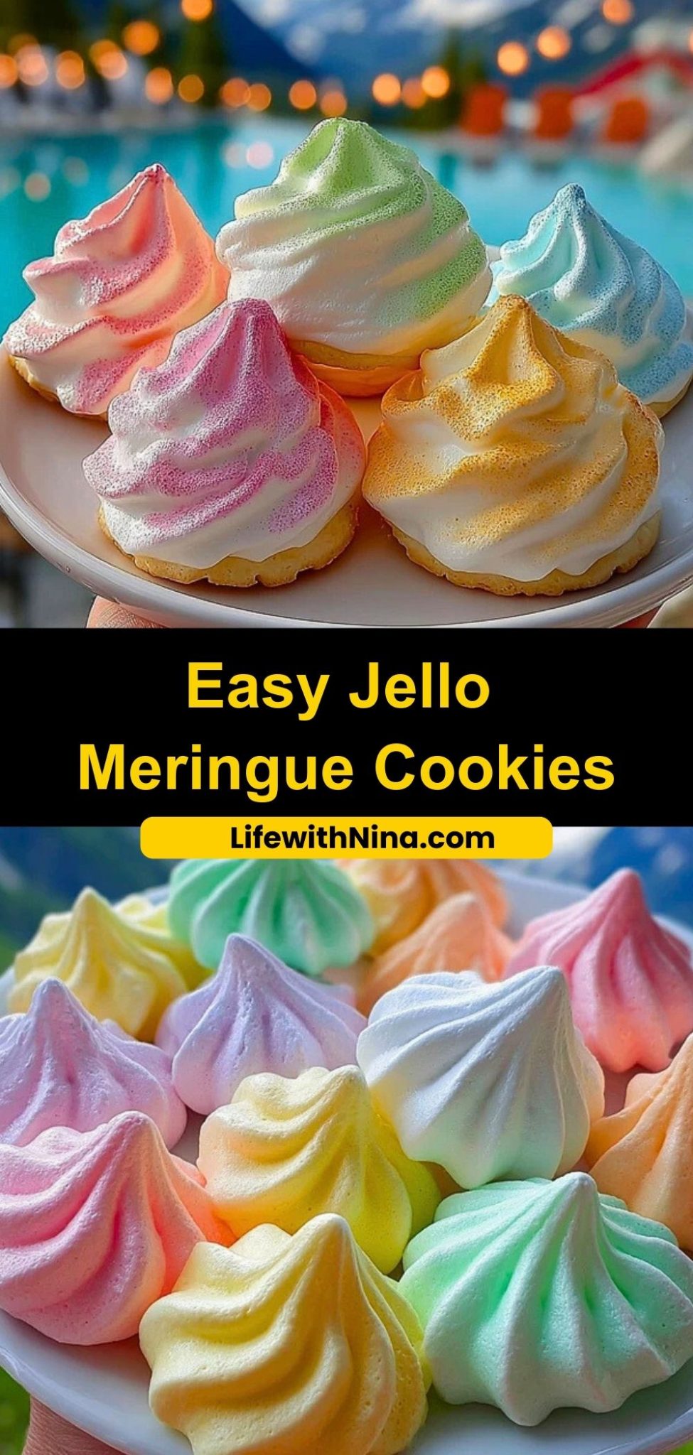 Easy Jello Meringue Cookies