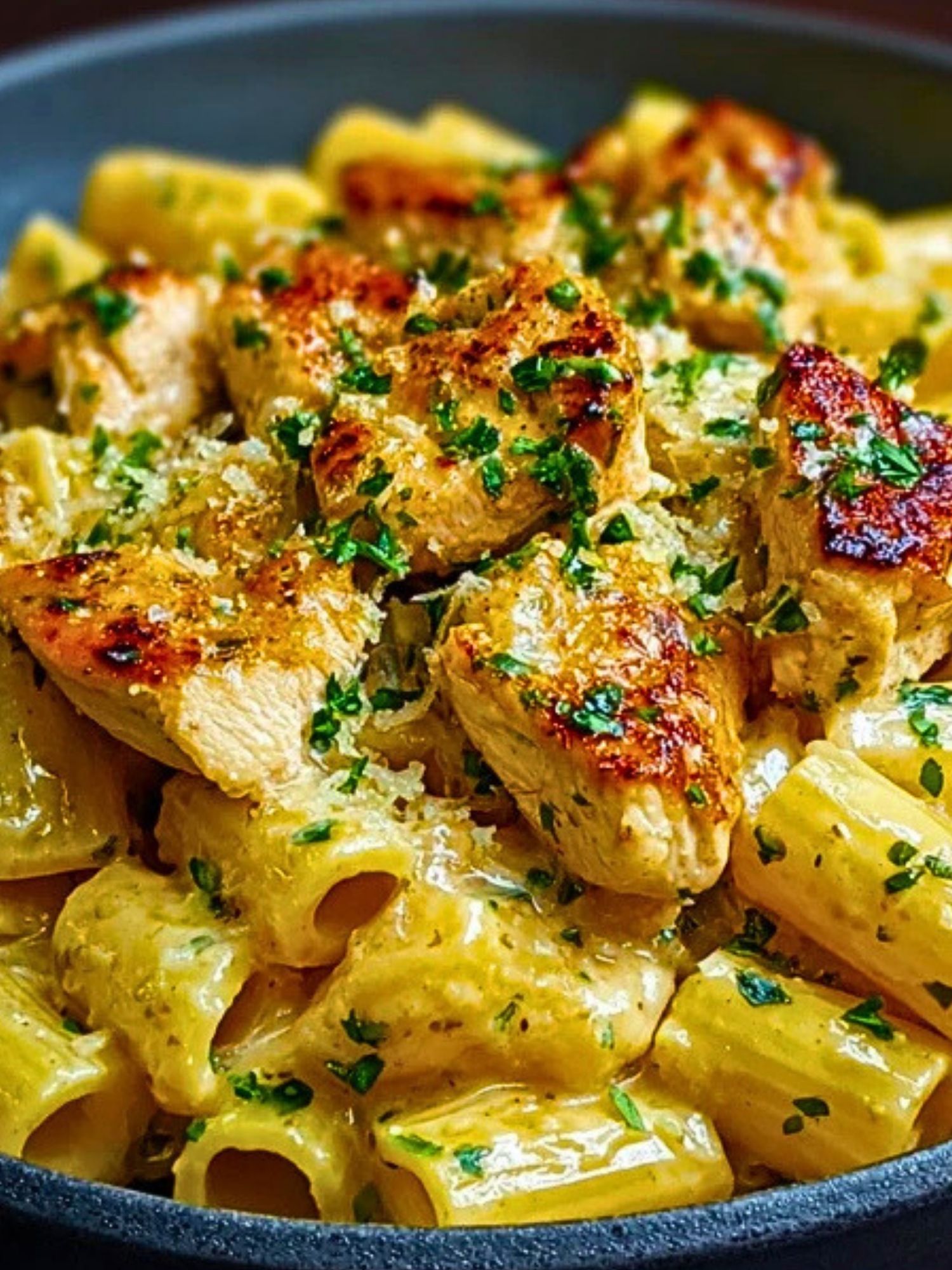 Garlic Butter Chicken Rigatoni Recipe