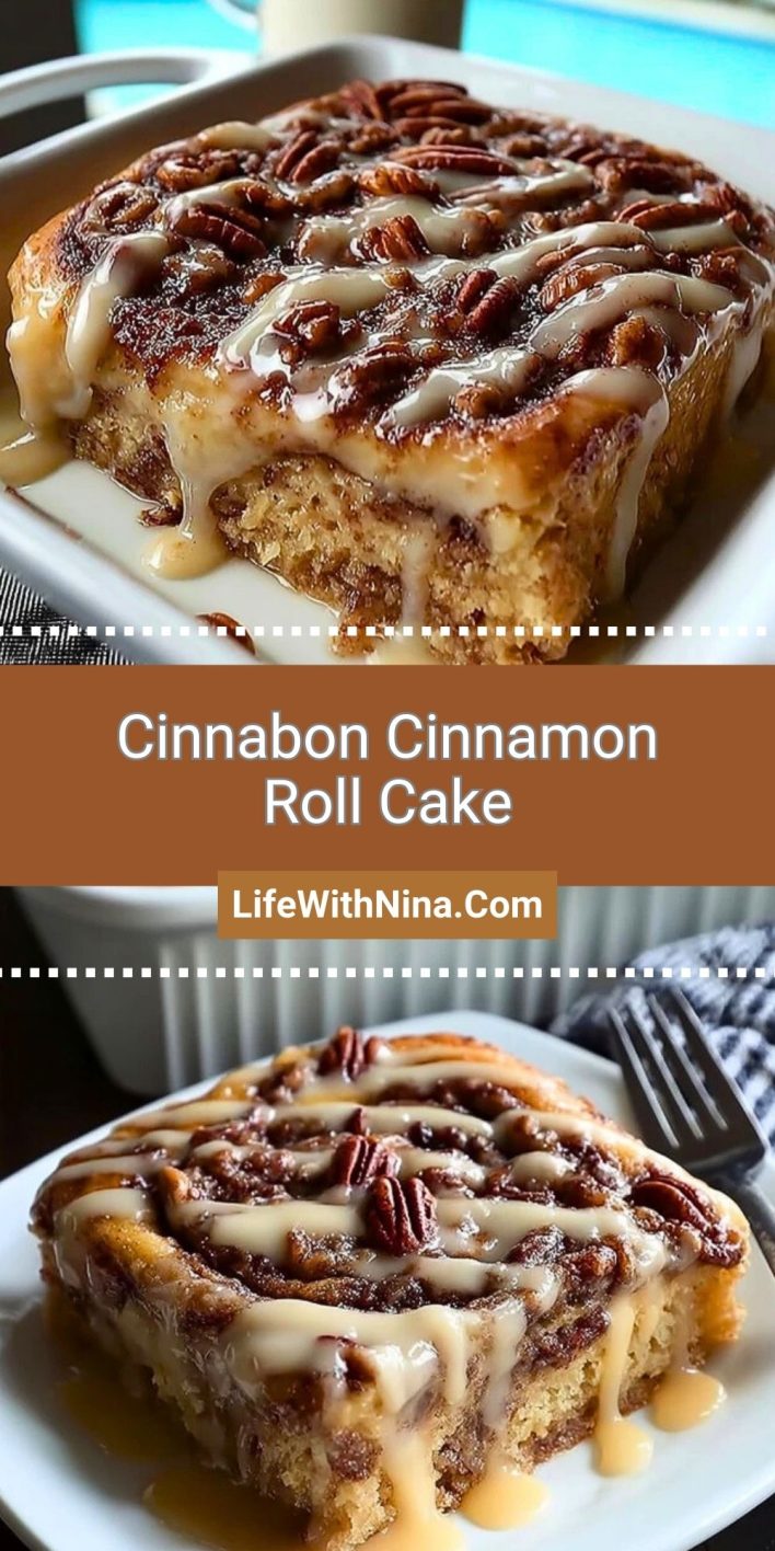 Cinnabon Cinnamon Roll Cake