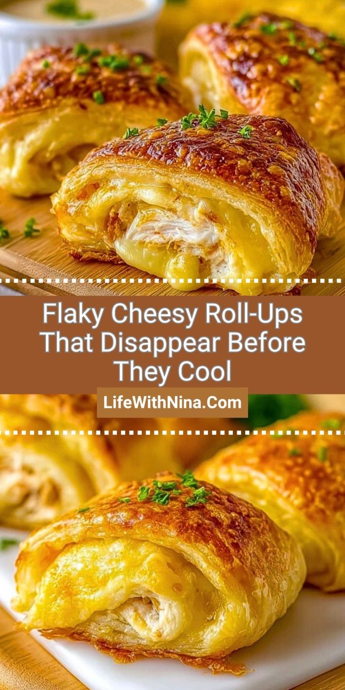 Flaky Cheesy Roll-Ups That Disappear Before They Cool