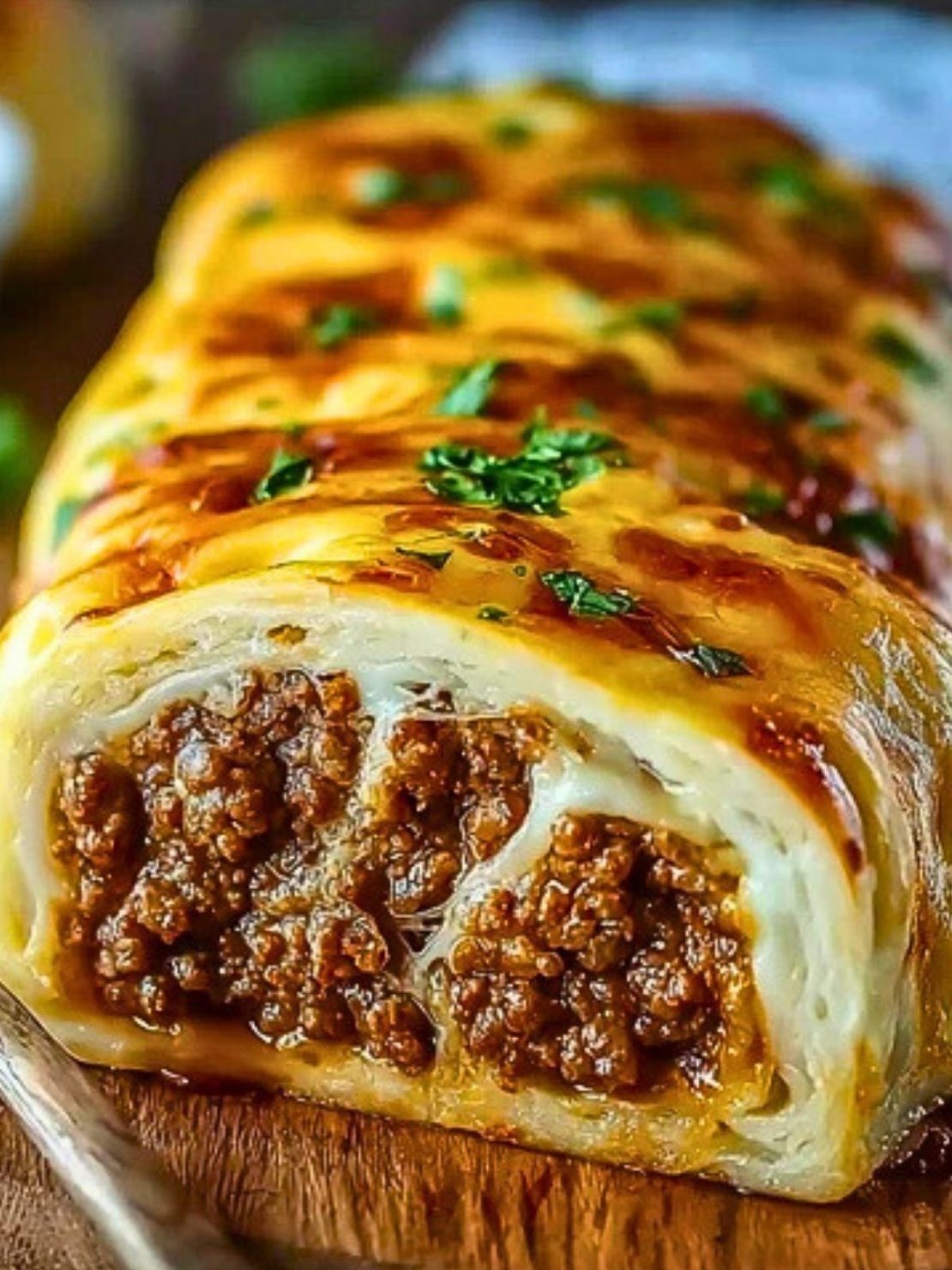 Ultimate Cheesy Ground Beef Roll