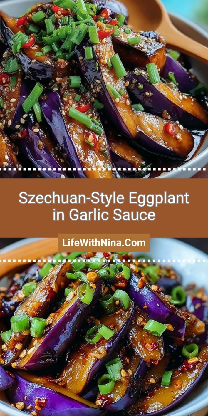 Szechuan-Style Eggplant in Garlic Sauce
